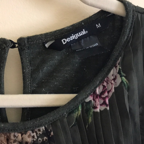 Desigual | Tops | Desigual Floral Sleeveless Top M | Poshmark